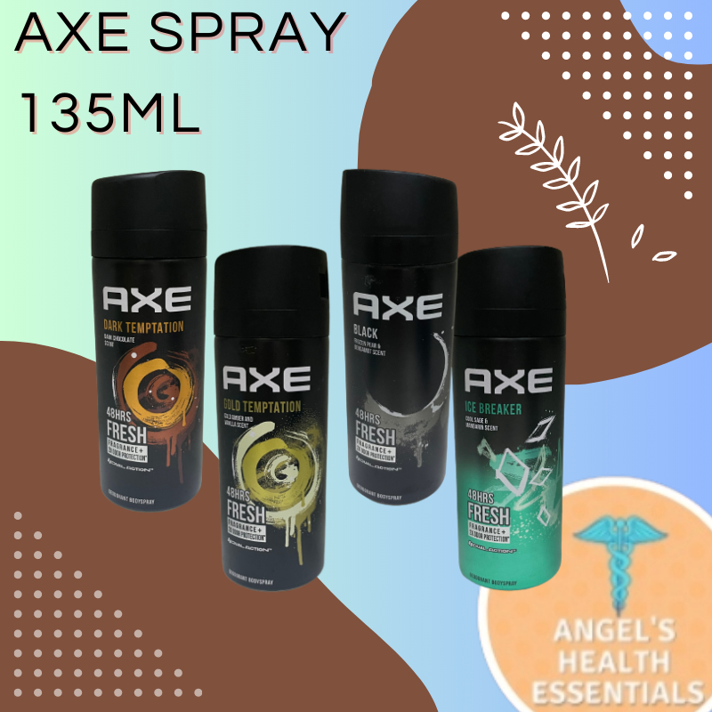 Axe Spray 135ml Men Spray Authentic BIG SIZE | Shopee Philippines