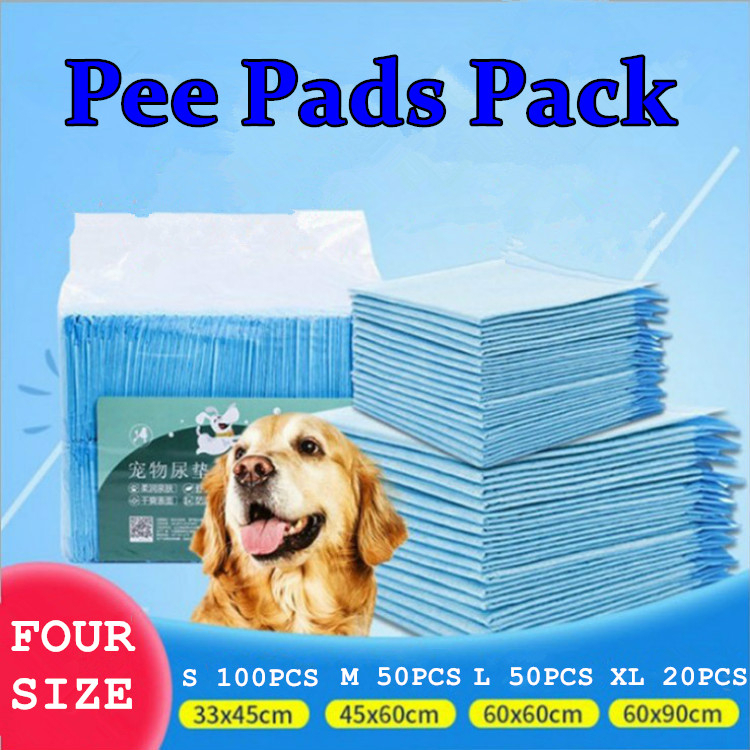 Dog Pee Pads Training Pads Per Pack Dog Pet Wee Pads Pee Poop Cat Dog ...