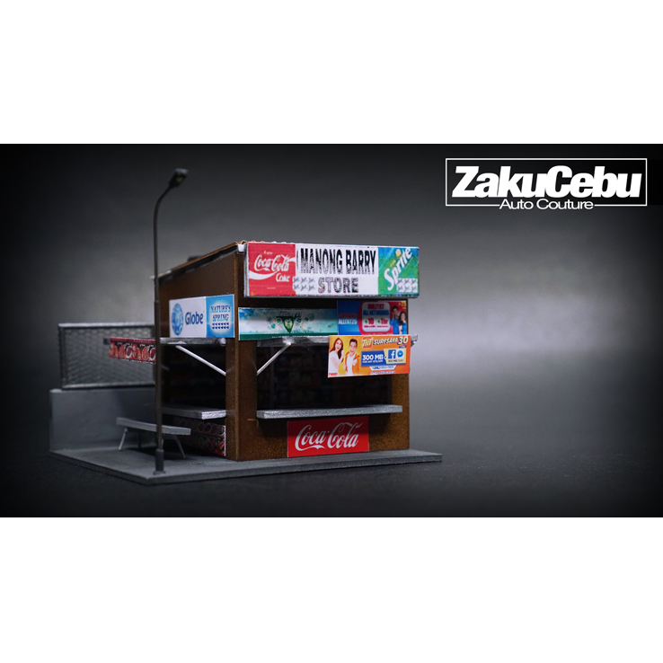Zaku Cebu Autocouture 1:64 Diorama Sari Sari Store (Used with Diecast ...
