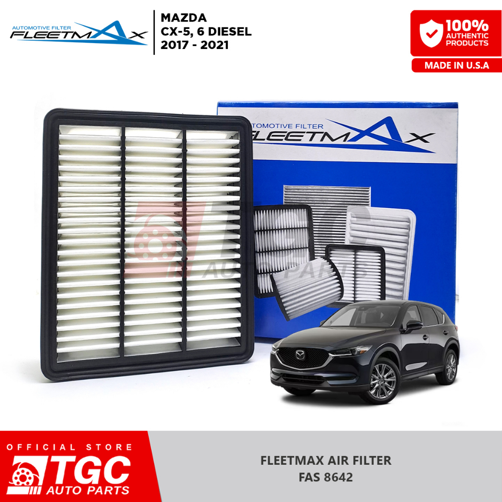 Fleetmax Air Filter / Air Cleaner MAZDA CX-5, 6 DIESEL 2017 - 2021 FAS ...