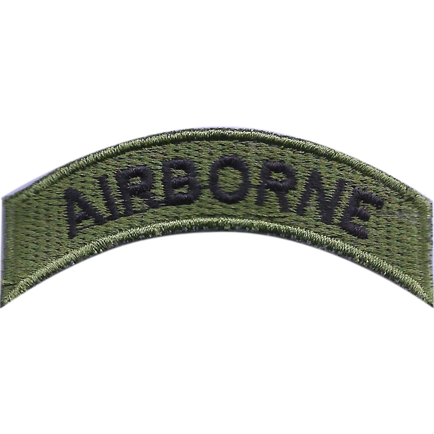 AIRBORNE TAB PATCH (SUBDUED / RED) WITH VELCRO | Shopee Philippines