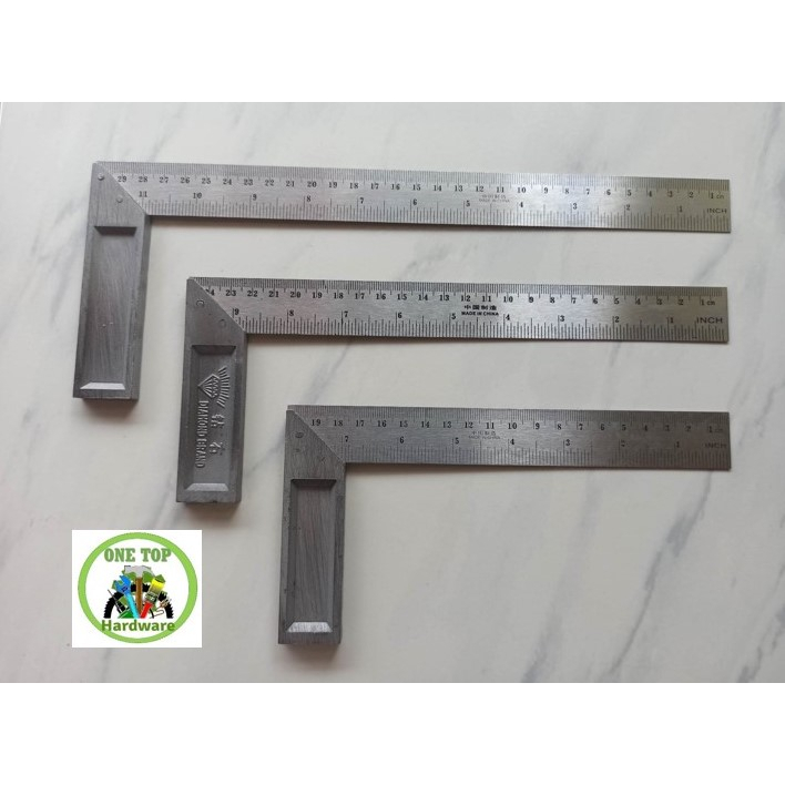 STAINLESS L-Square (Size: 8" 10" 12") | Shopee Philippines
