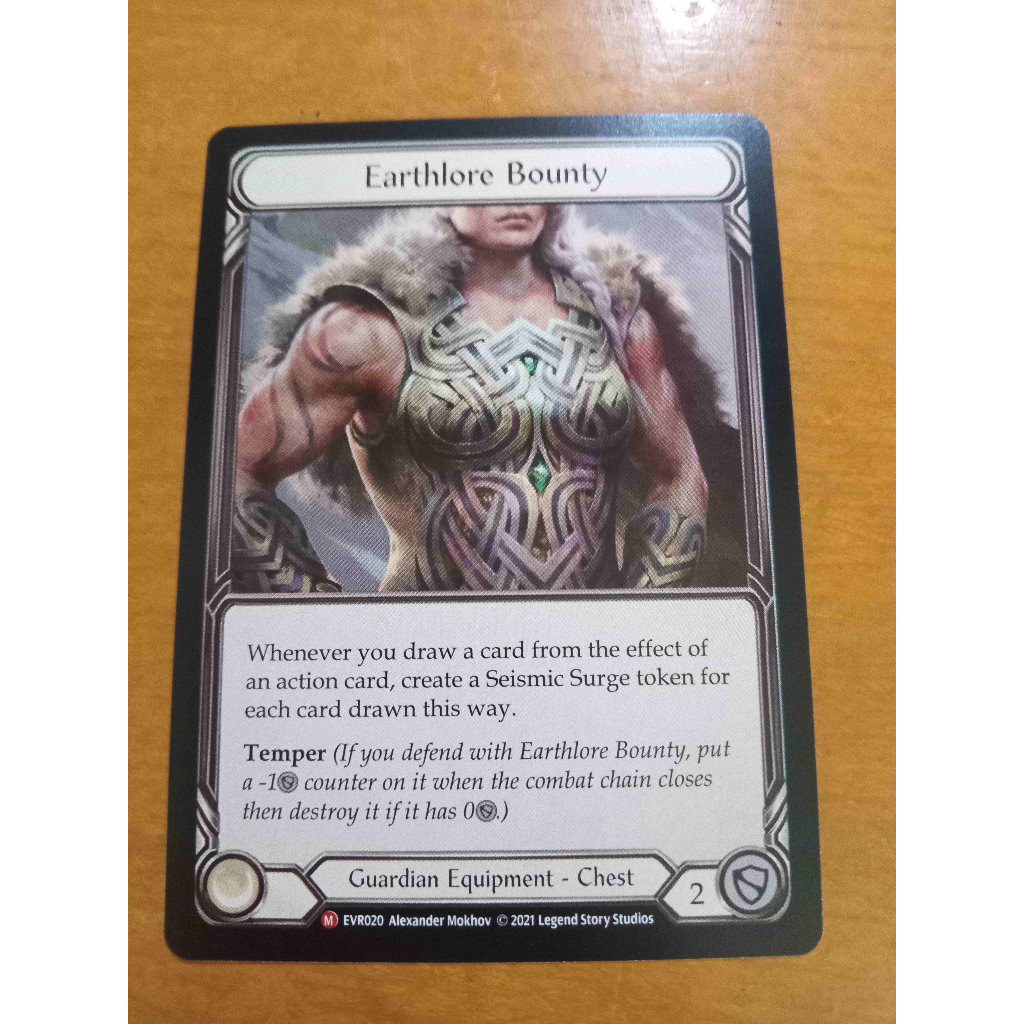 FAB Flesh and Blood TCG: Earthlore Bounty Everfest (EVR020) Majestic ...