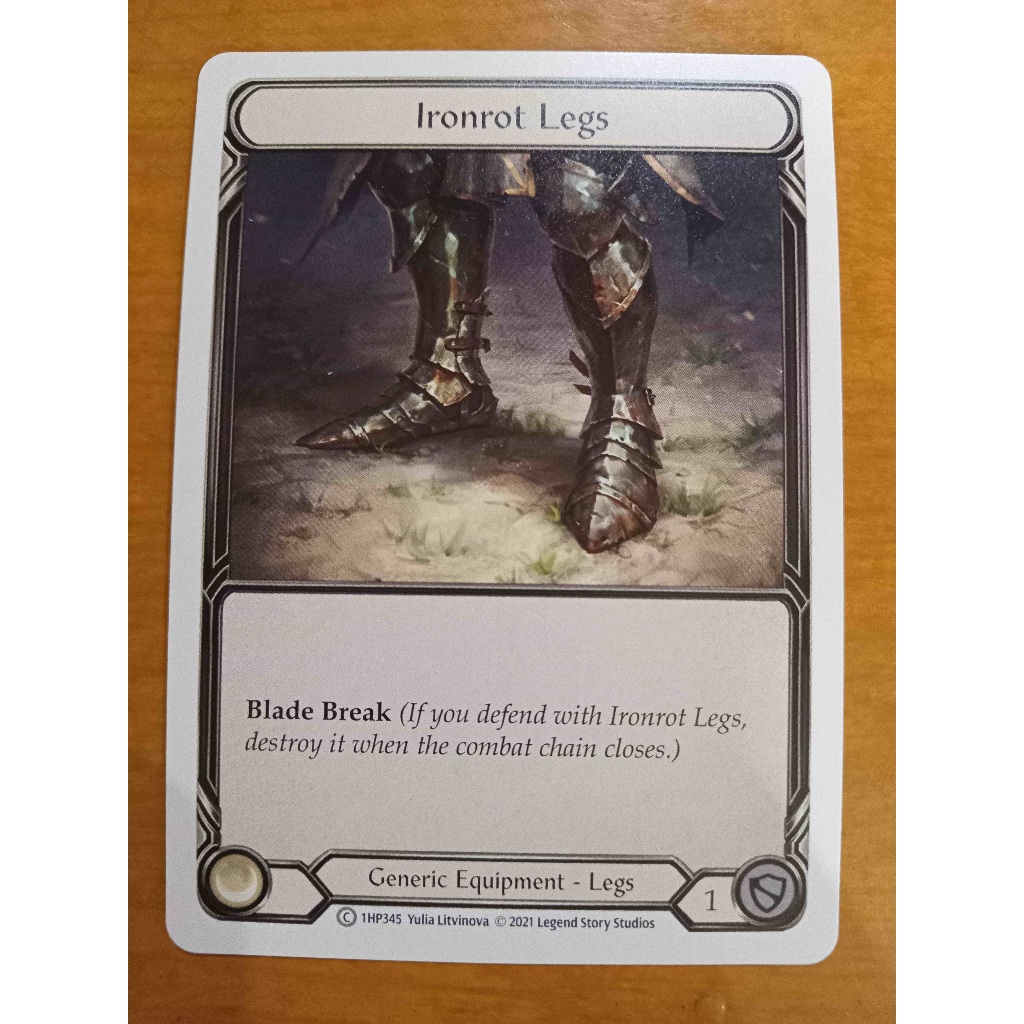 FAB Flesh and Blood TCG: Ironrot Legs History Pack Vol. 1 (1HP345 ...