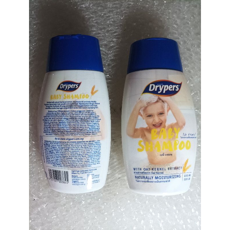 Drypers Baby SHAMPOO 220ml | Shopee Philippines