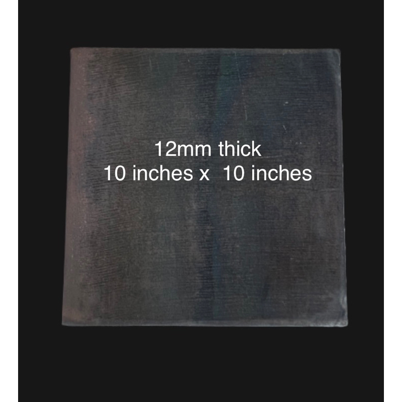 MS PLATE MILD STEEL BASE PLATE METAL 12mm thick x 10 inches x 10 inches ...