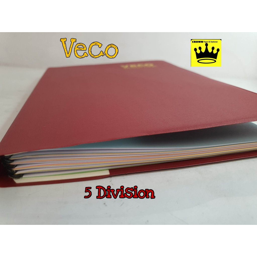 1 pc VECO BINDER Notebook with different colors and design of fillers ...