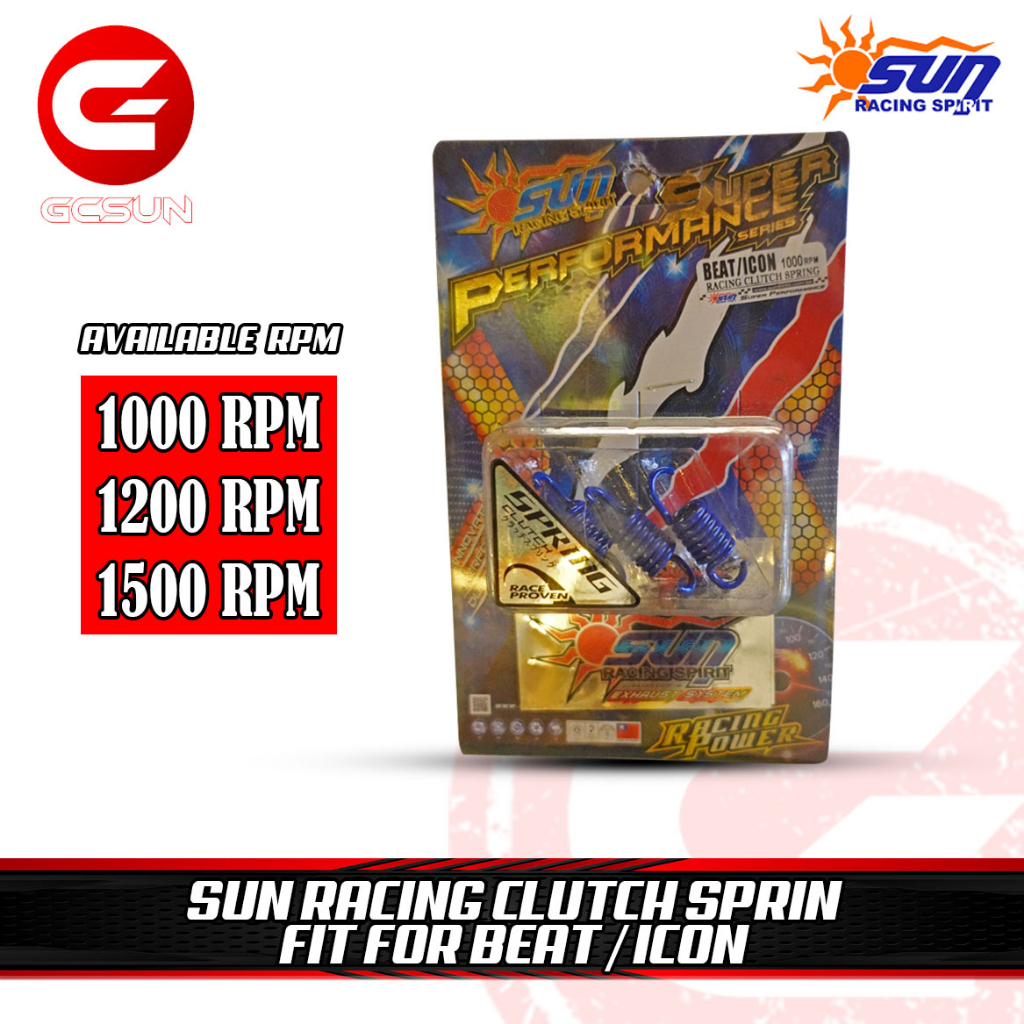 SUN RACING CLUTCH SPRING FIT FOR BEAT / ICON | Shopee Philippines