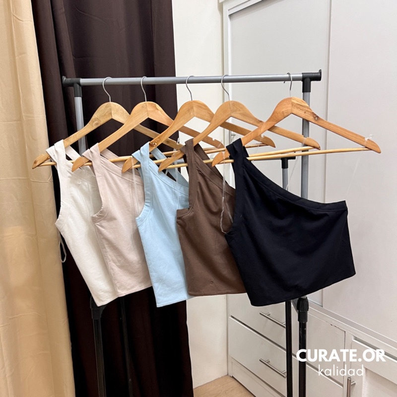 COTTON ON Assymetric Semi Crop Top (Doubled Fabric—Authentic Overruns ...