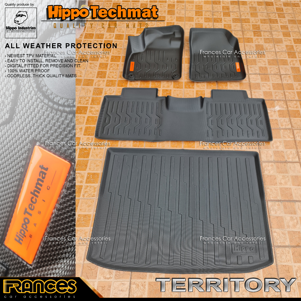 Ford Territory 2020 to 2025 Hippo Techmat Brand Deep Dish Thick ...