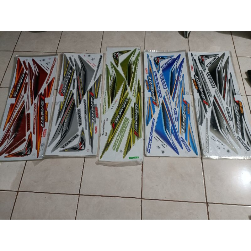 wave 125i decals orig thailand made 2006 model | Shopee Philippines