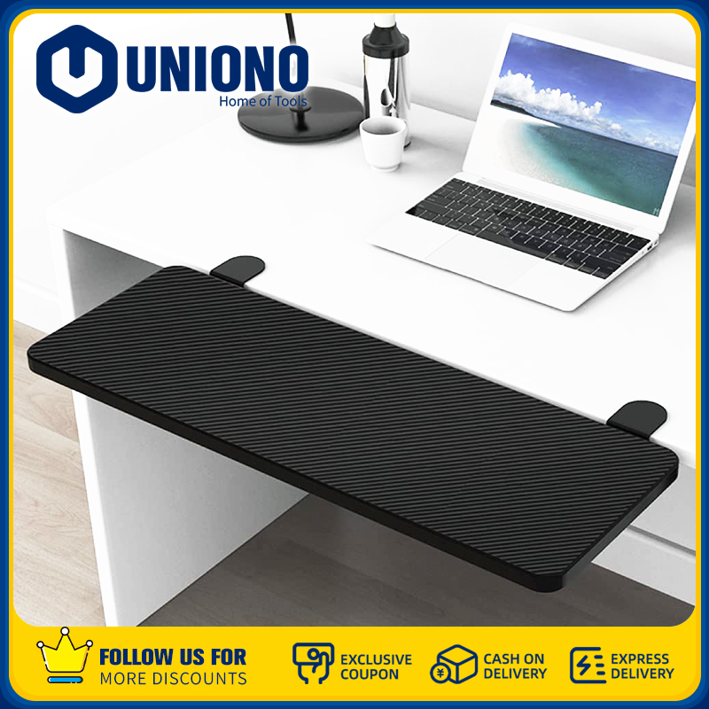 Uniono Sliding Rail Keyboard Rack / Desktop extension board / keyboard ...