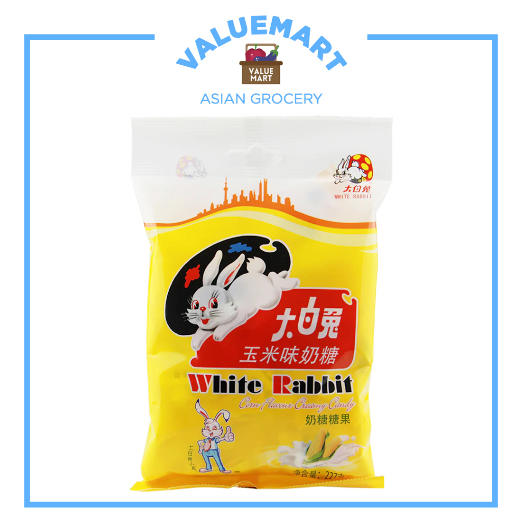 White Rabbit Corn Flavored Creamy Milky Candy with Edible Rice Paper ...