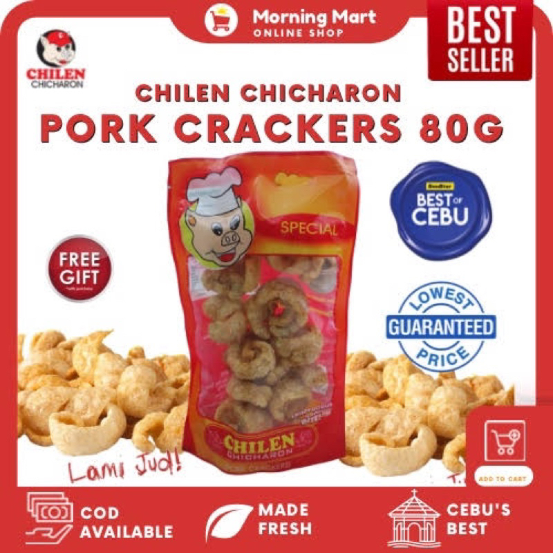 20 packs 80 grams chilen chicharon -120 each | Shopee Philippines