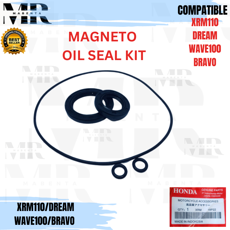 Honda Magneto Oil Seal Kit Genuine Parts/ Motorcycle XRM110 DREAM ...