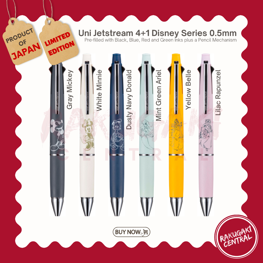 Uni Jetstream 4+1 Disney Series 0.5mm Multipen | Shopee Philippines