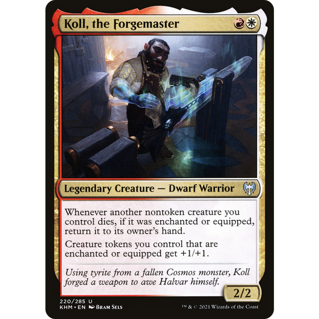 Koll, the Forgemaster | [SET OF 4][KHM/220] - Magic: the Gathering ...