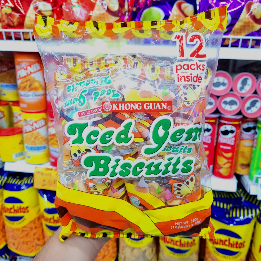 Khong Guan Iced Gem Biscuits 30g x 12 Packs | Shopee Philippines