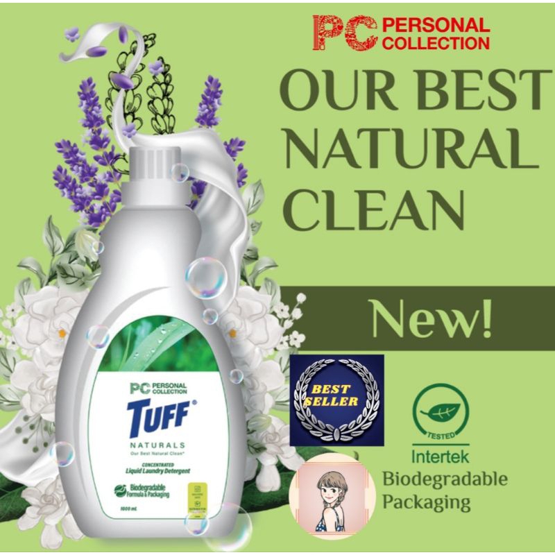 PERSONAL COLLECTION TUFF NATURALS LIQUID LAUNDRY DETERGEN 1000ML ...