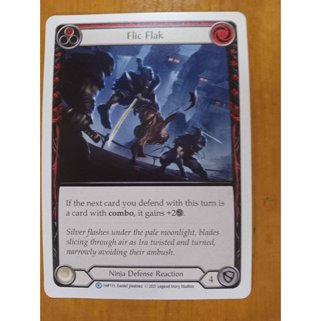 FAB Flesh and Blood TCG: Flic Flak History Pack Vol 1 Ninja Defense ...