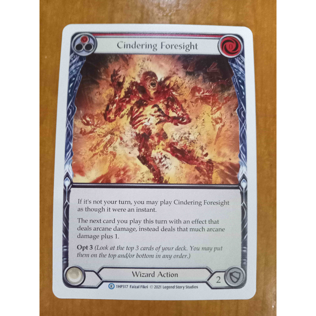 FAB Flesh and Blood TCG: Cindering Foresight History Pack Vol 1 Wizard ...