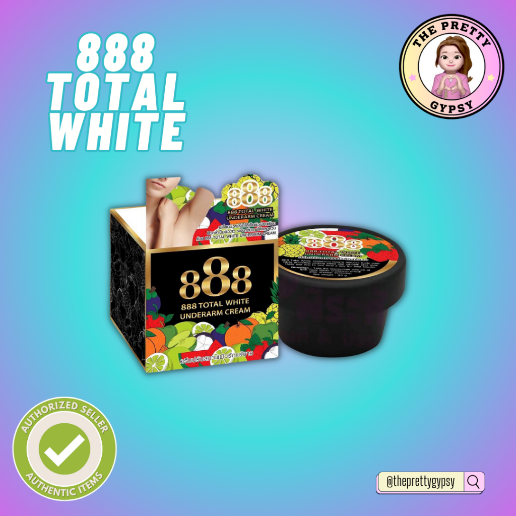 888 Total White Underarm Whitening Cream with Free Mini Sample | Shopee ...