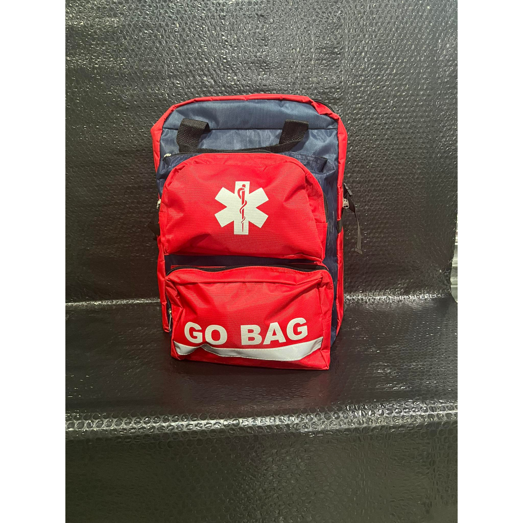 RESCUE SURVIVAL GO BAG/ BACKPACK (RED) | Shopee Philippines