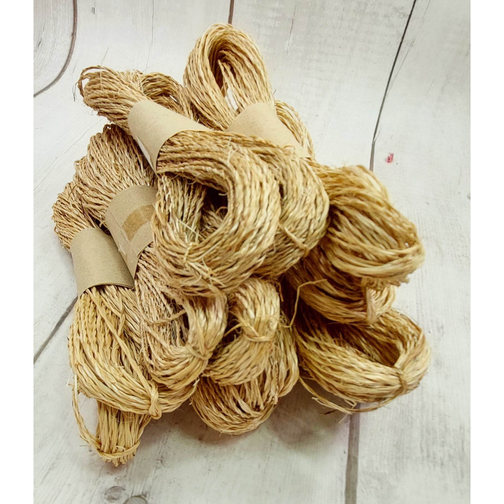 Abaca Natural Color Twine String (40 yards) | Shopee Philippines
