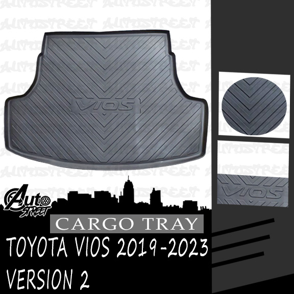 Toyota Vios 2019-2023 Cargo Trunk/Cargo Tray (Black) | Shopee Philippines