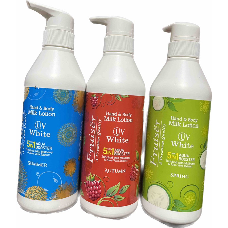 Fruiser Premuim Quality Hand & Body Lotion UV White 500ml | Shopee ...