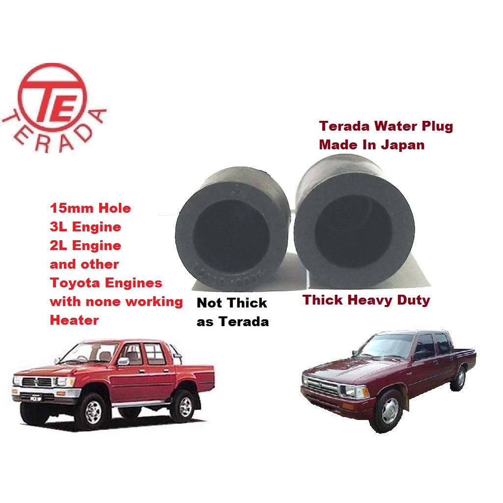 Water Plug 15mm Hole 3L Engine 2L Engine and other Toyota Engines with ...