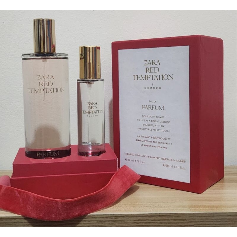 ZARA RED TEMPTATION & SUMMER Eau de Parfum | Shopee Philippines