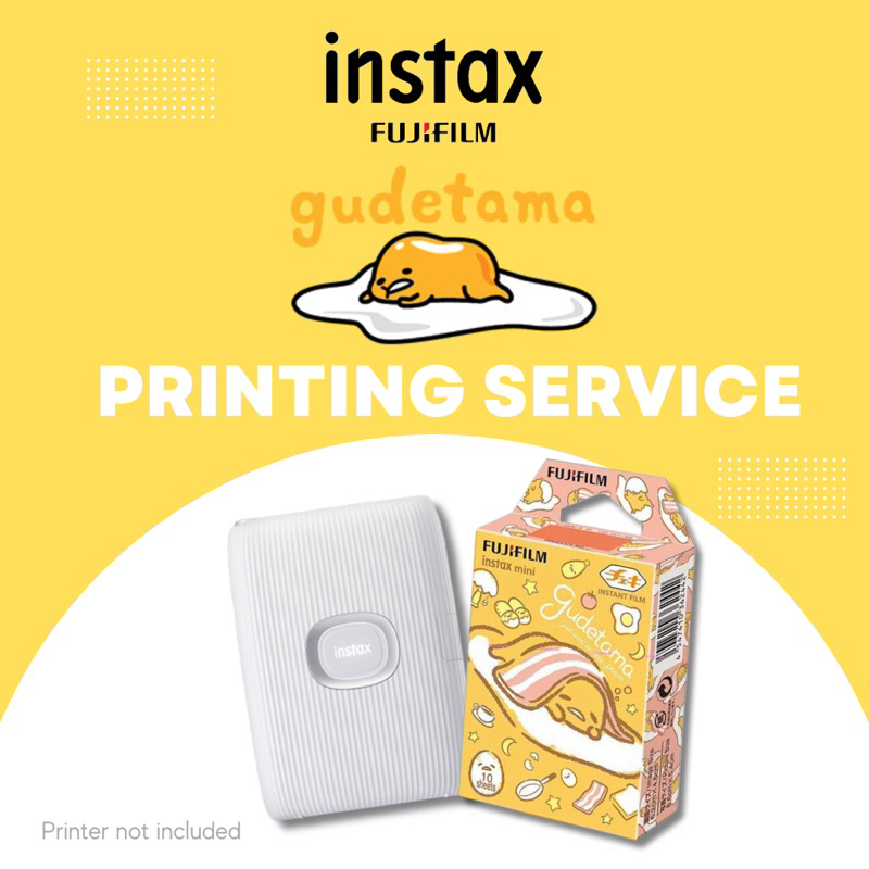 Gudetama Instax Mini Printing Service | Shopee Philippines