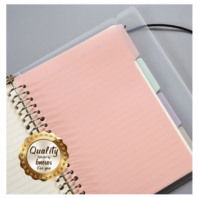 B&E Binder Notebook 9divisions | Shopee Philippines