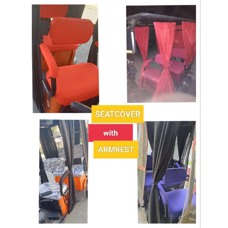 E-bike SEATCOVER 4pcs. with ARMREST for NWOW Evrs 2, ervs3, someone ...