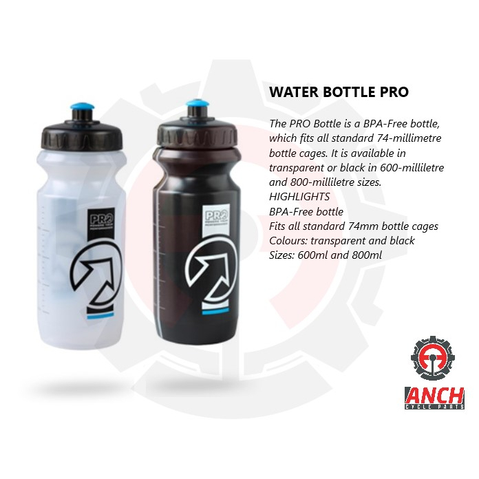 Water Bottle PRO Authentic TEAM for MTB / Road / Gravel bikes bike ...
