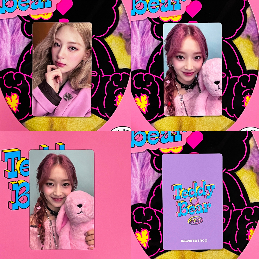 STAYC Teddy Bear Album & Weverse Shop POB Photocard [Onhand] | Shopee ...