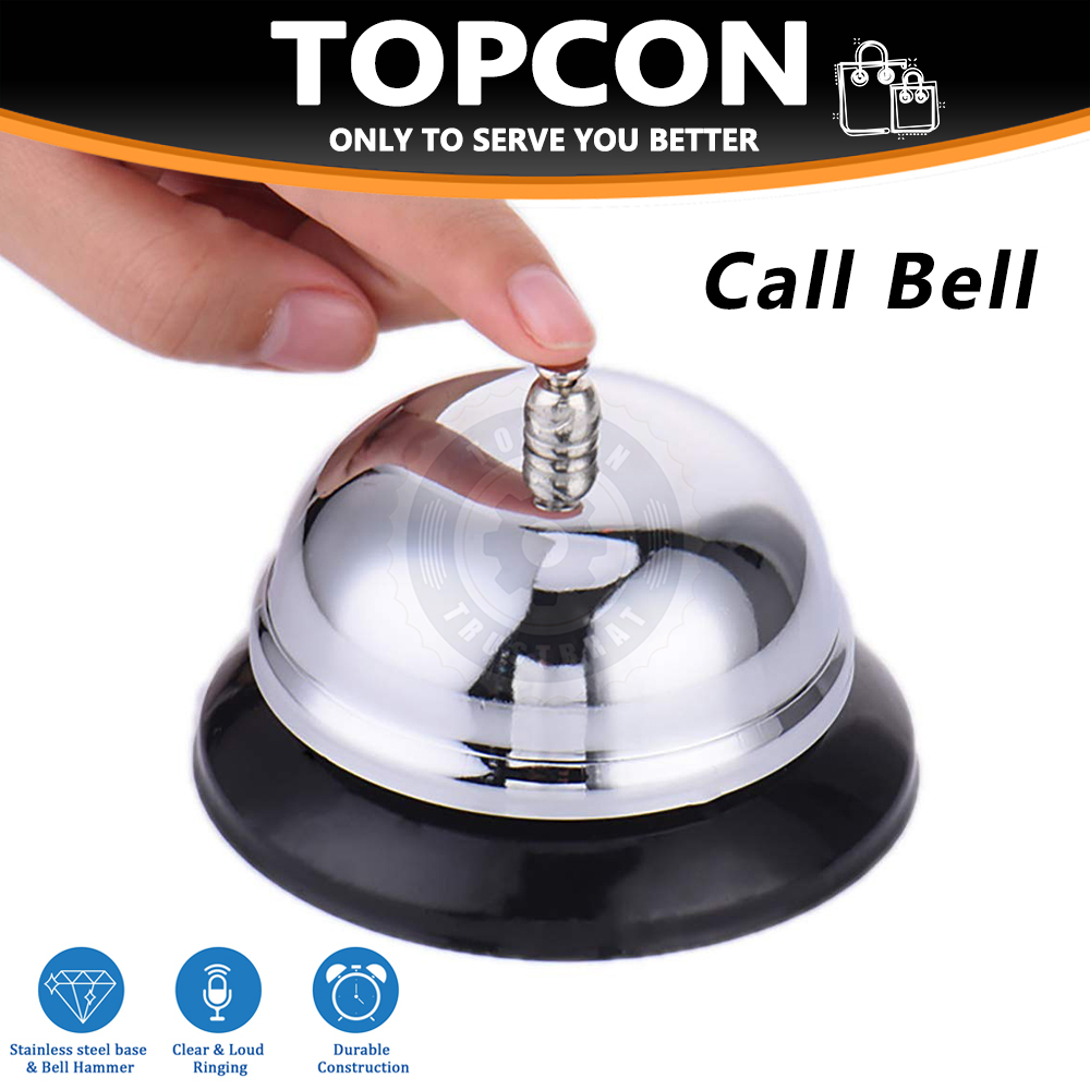 Topcon Loud Ringing Call Bell Service Bell Desk Bell For Restaurant Bar ...