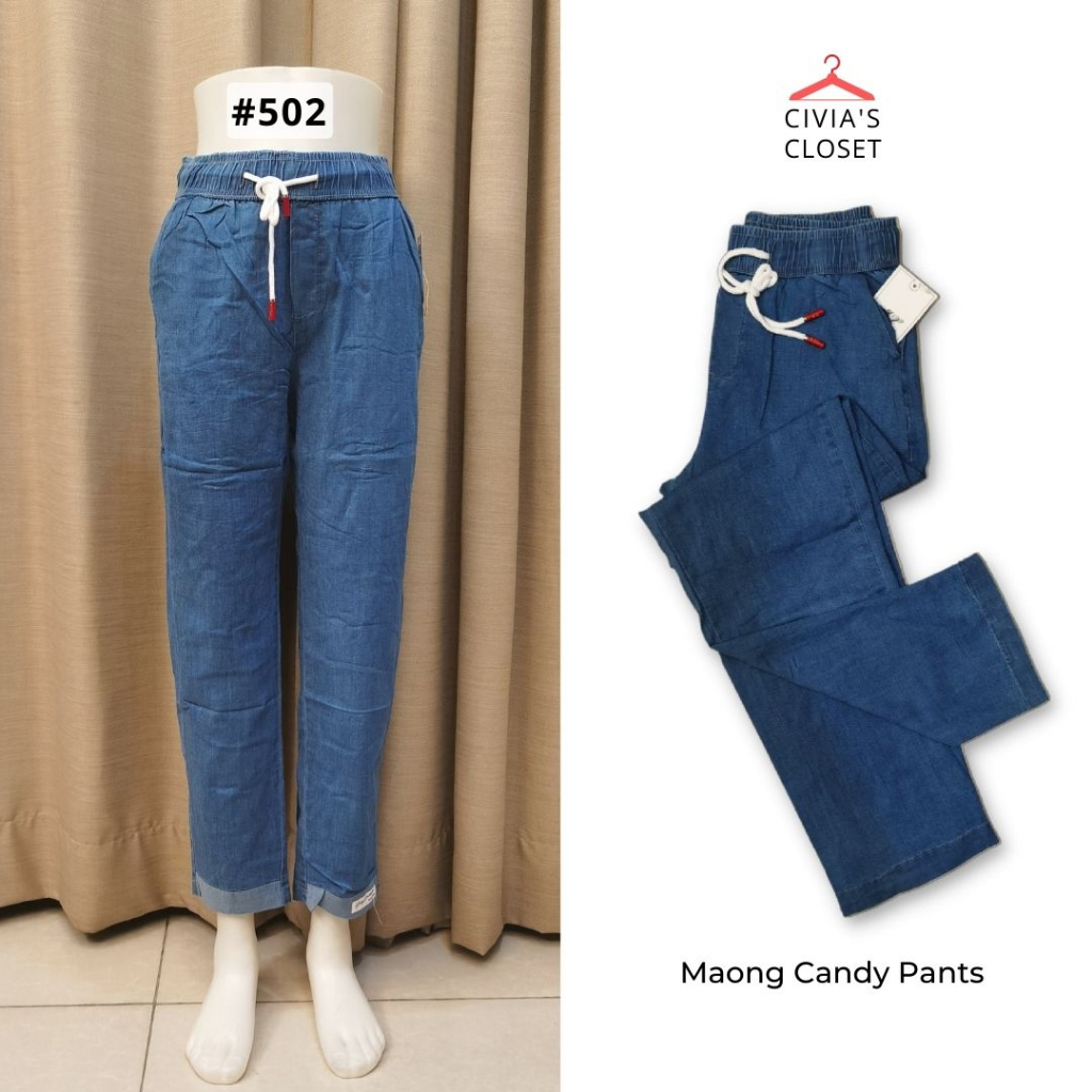 New Good7 Style Stretchable Pastel Candy Pants Maong style for women ...