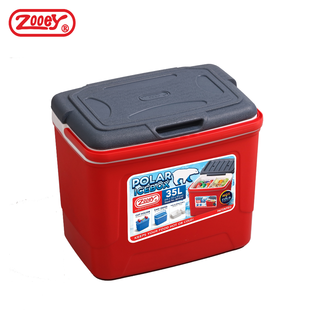 Zooey Polar Ice Box/Ice Cooler 35 Liters Stock No. 2019-M | Shopee ...