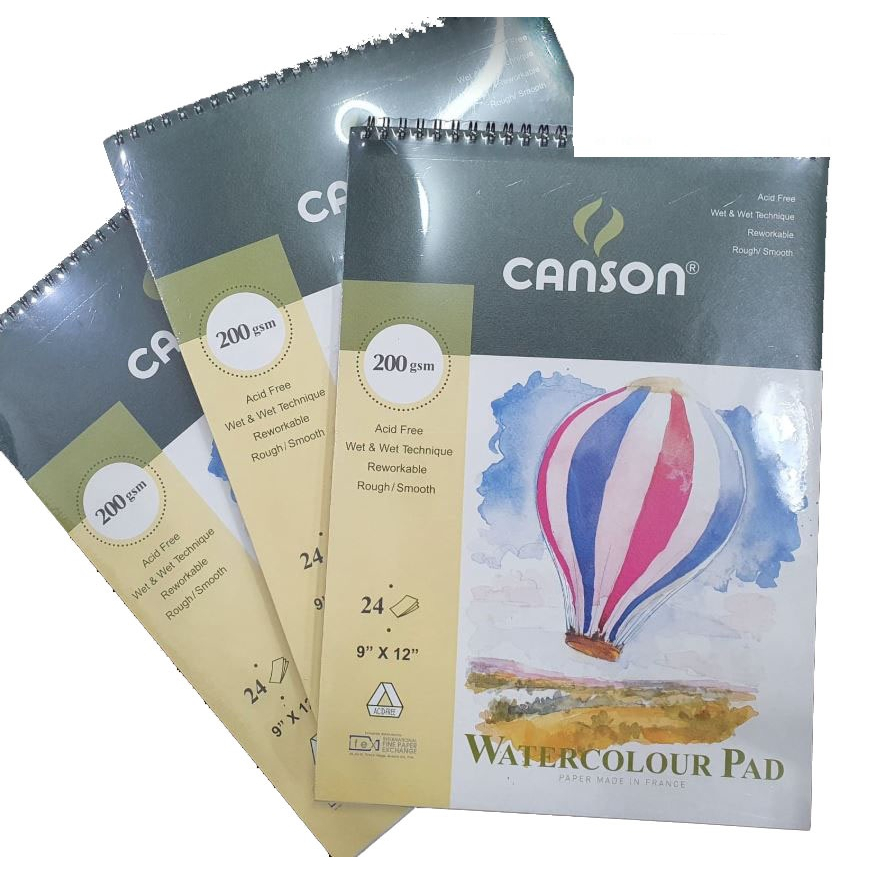Canson Watercolor Paper Canson Heritage Watercolour Paper Pad - 20 ...