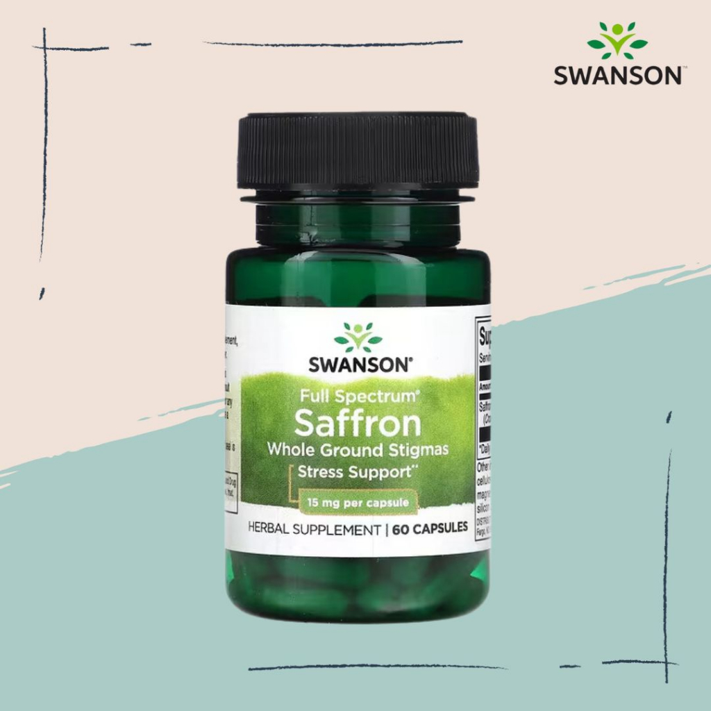 Swanson Ph | Swanson, Full Spectrum Saffron, 15 mg , 60 Capsules, Whole ...