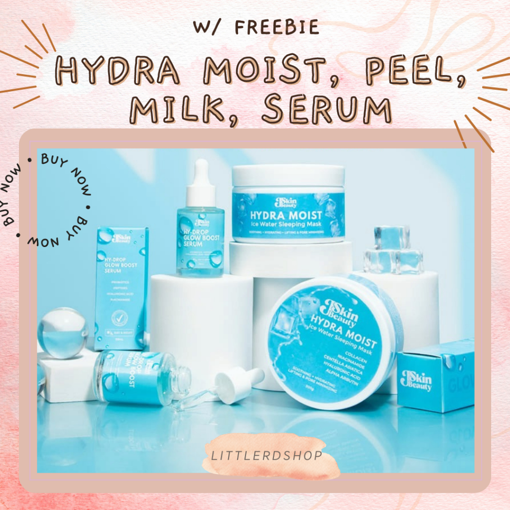 JSkin Hydra Moist Ice Water Sleeping Mask, Hydra Milk, Hy-Drop Glow ...