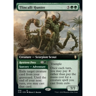 Tlincalli Hunter (Extended Art) - Commander Legends: Battle for Baldur ...