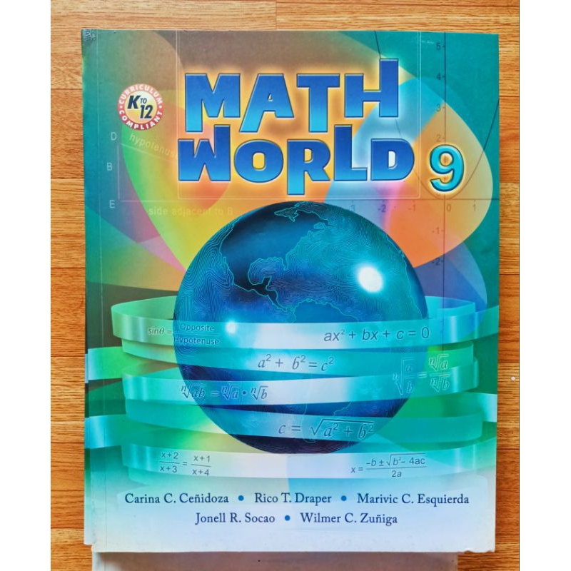MATH WOLD GRADE 9 k12 edition | Shopee Philippines