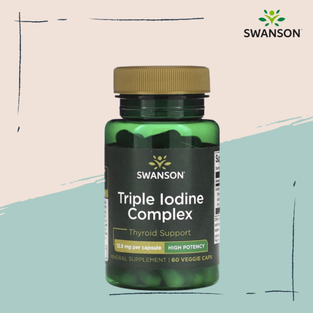 SwansonPh | Swanson, Triple Iodine Complex, High Potency, 12.5 mg, 60 ...