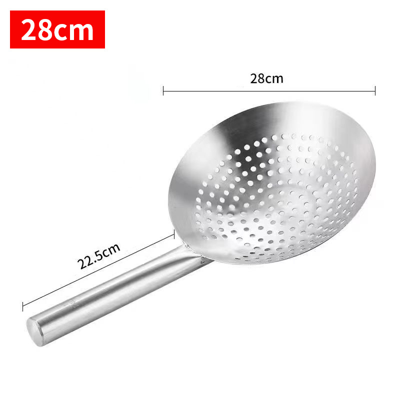 Oil colander Stainless steel thickened Kitchen tools strainer stainless ...