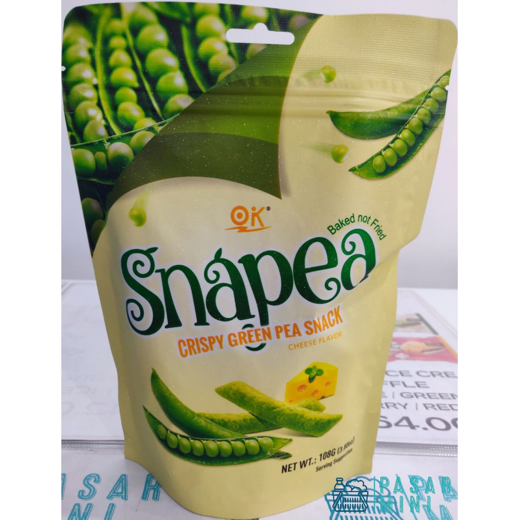 Snapea Crispy Green Pea Snack Original, Cheese, Hot & Spicy 108g | Shopee Philippines