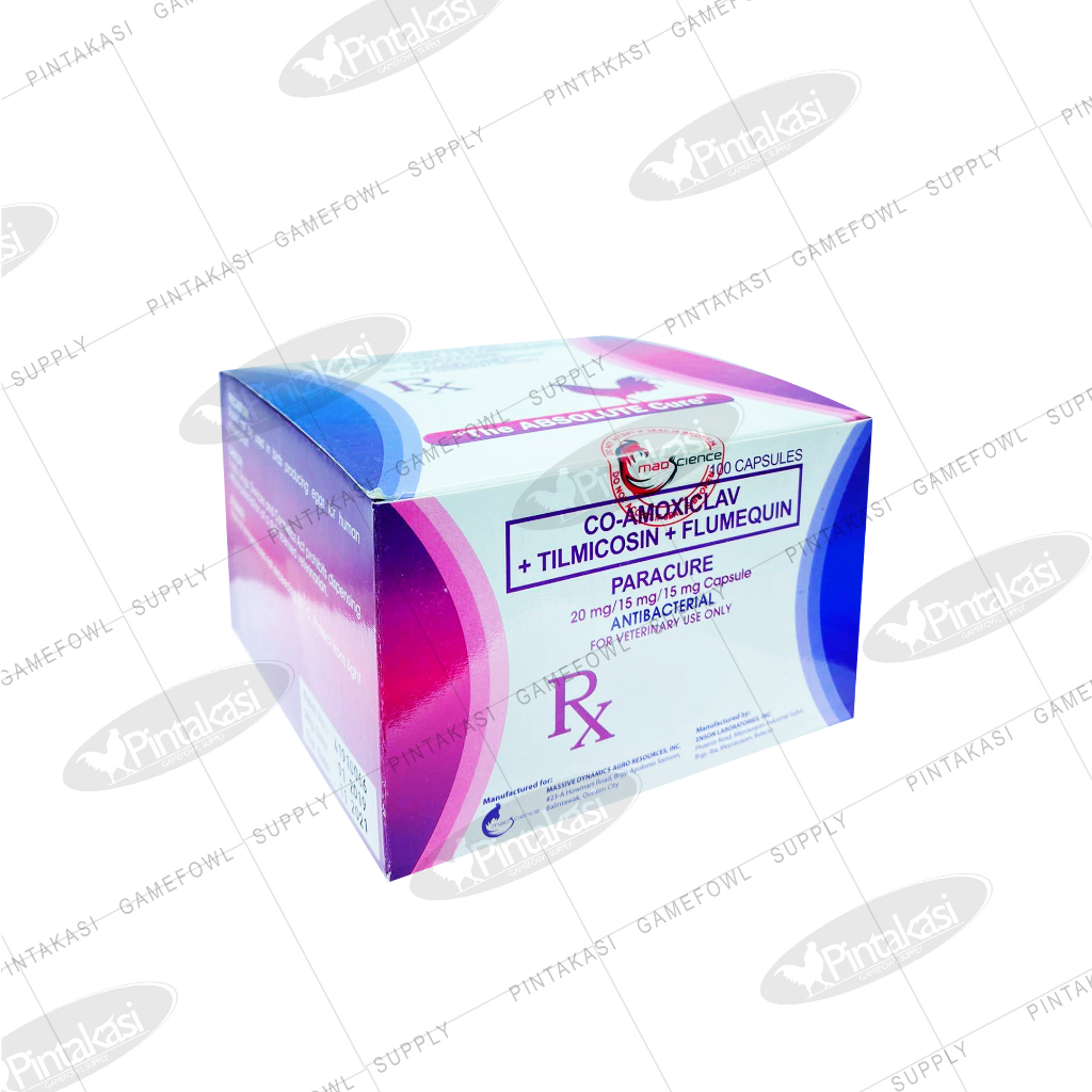 Mad Science Paracure 100 capsules for Gamefowl Rooster | Shopee Philippines