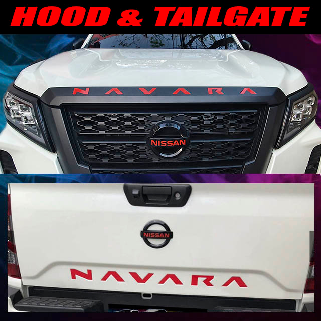NAVARA STICKER FOR HOOD & TAILGATE | 2021-2024 MODEL | Shopee Philippines